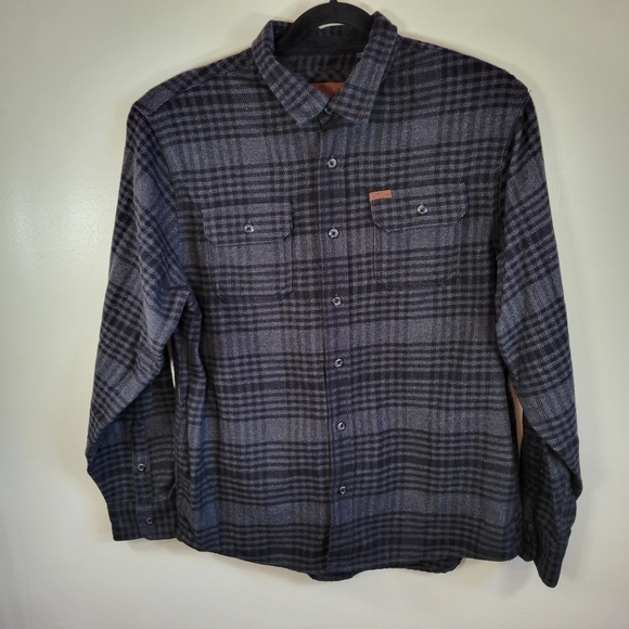 Orvis | Shirts | Mens Orvis Black Gray Plaid Flannel Shacket Xl | Poshmark